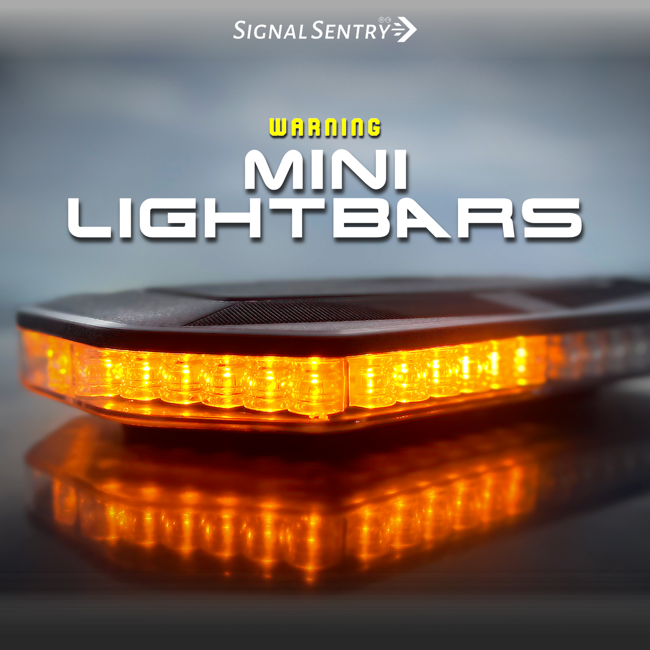 Mini LED Lightbars | Magnetic & Permanent Mount – Signal Sentry